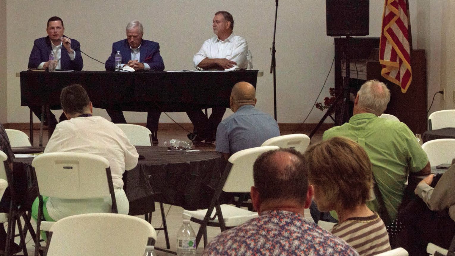 Town Hall chat draws crowd
